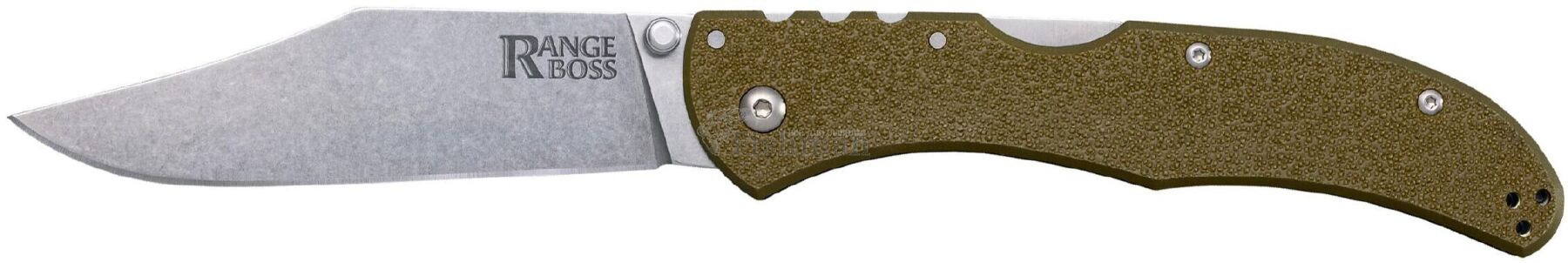 folding knife Cold Steel Range Boss Olive in the fishing tackle shop ...